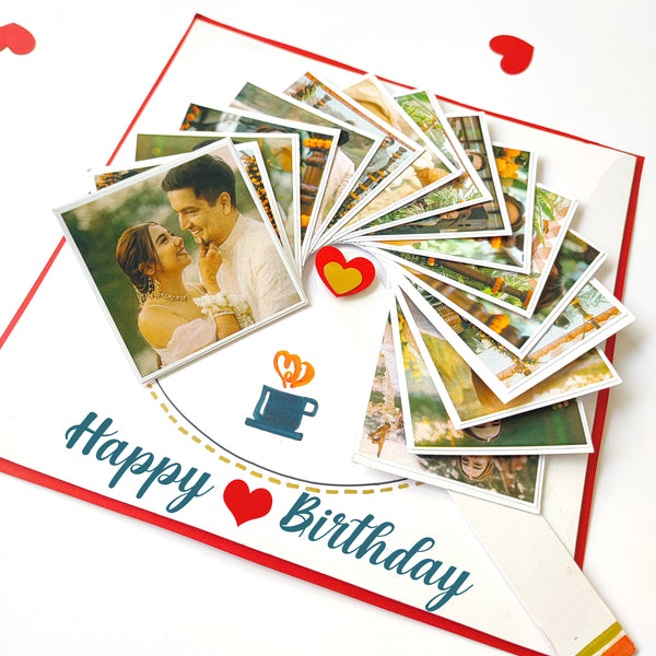 Photo Wheel Card With 16 Photos – Chandrans Creation